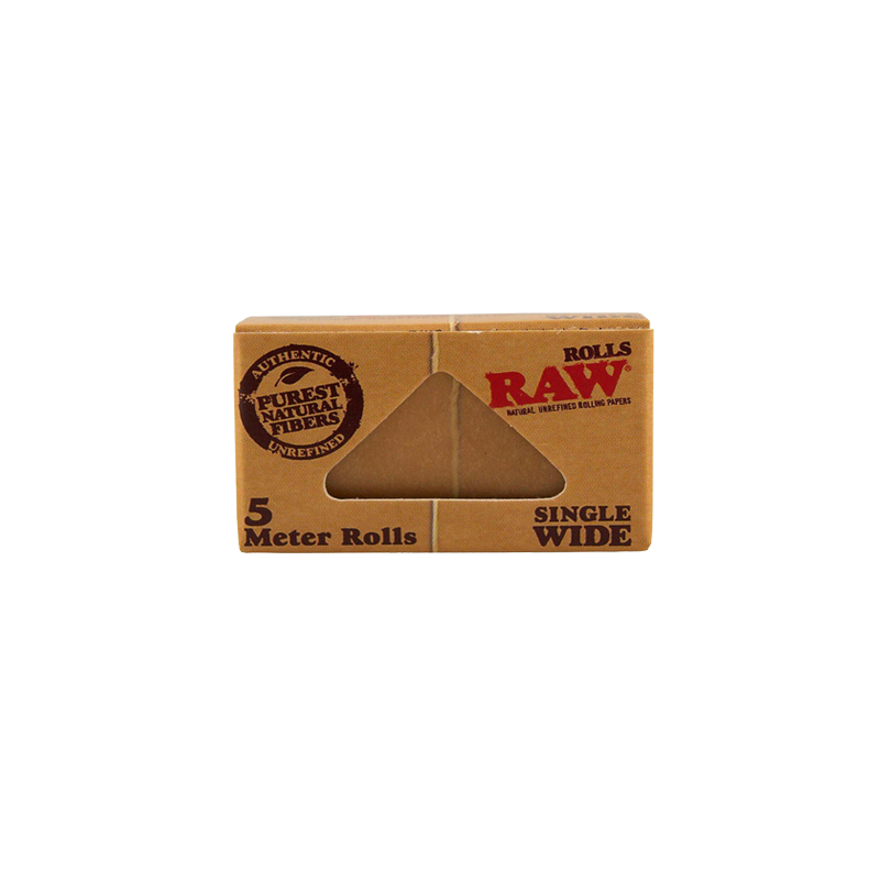 Raw Classic Rolls Single Wide 5 m | Caja de 24