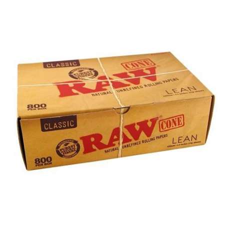 Raw Classic Cône Lean 800 | Boîte de 800