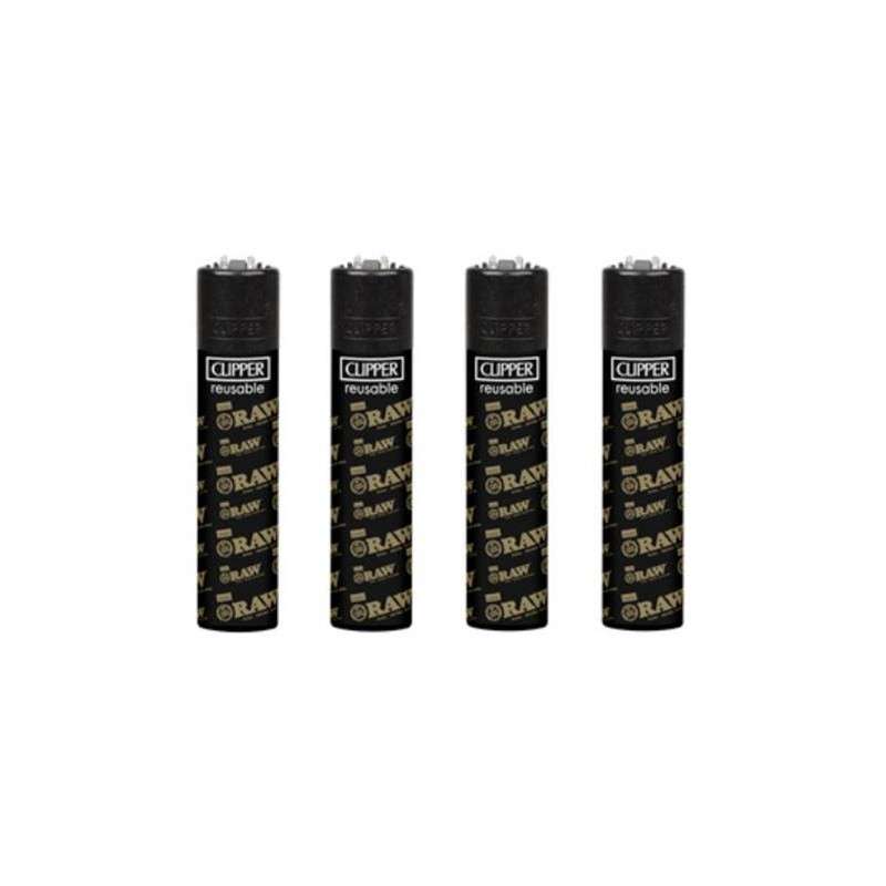 Raw Clipper Logo Mini Negro | 48 Unidades