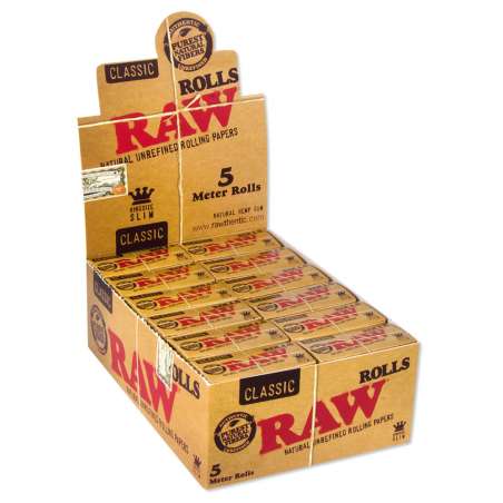 Raw Classic Rolls KS Slim 5m | Caja de 24