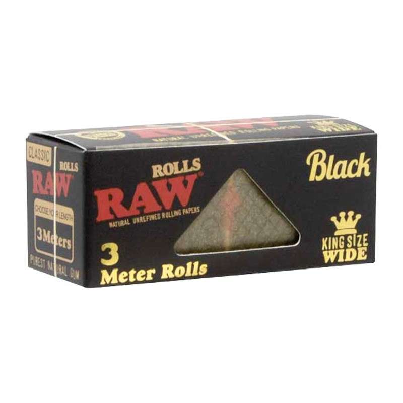 Papel Raw Black Roll King Size 3 metros