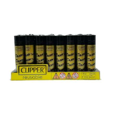 Raw Clipper Dorado Logo Mini | 48 Unidades