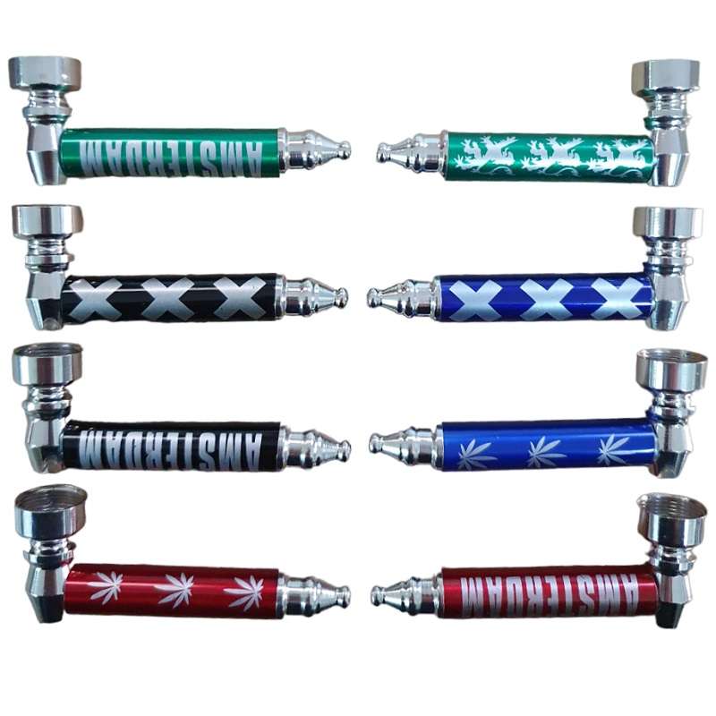 Pipa de metal Amsterdam 9 cm | 24 unidades